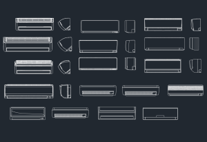 Air Conditioner CAD Blocks DWG Download | AutoCAD Drawings