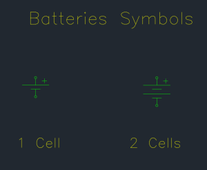 Batteries Symbols CAD Block – DWG Files for AutoCAD Drawings