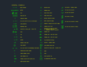 Electrical General Symbols DWG for AutoCAD | CAD Block Download