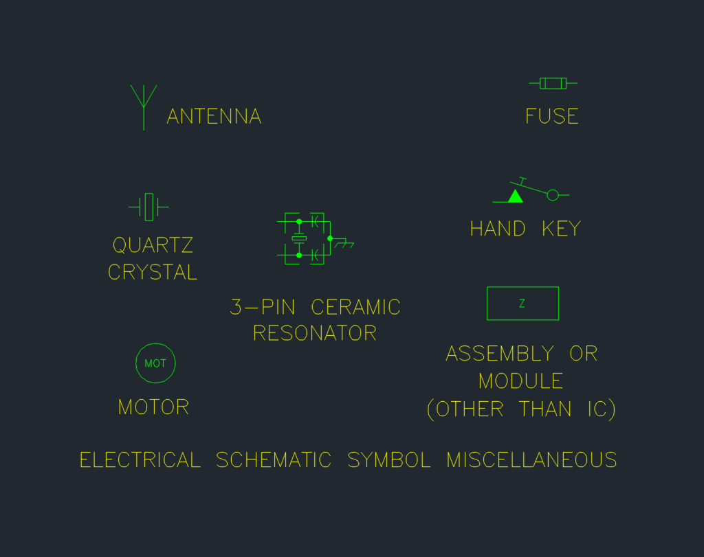 AutoCAD Electrical Symbols - Electrical And Instrumentation Drawing