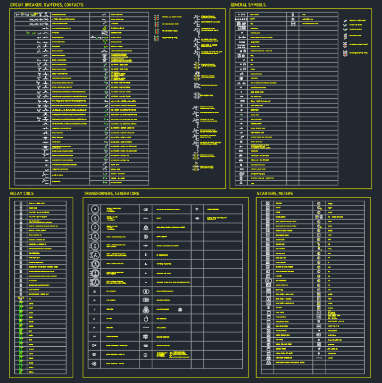 Audio and Video Symbols DWG CAD Blocks for AutoCAD Drawing